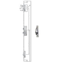 Meerpuntslot KFV AS 2600 MET ROL B001, vpl. vlak 24mm inox | R. Janssen ...